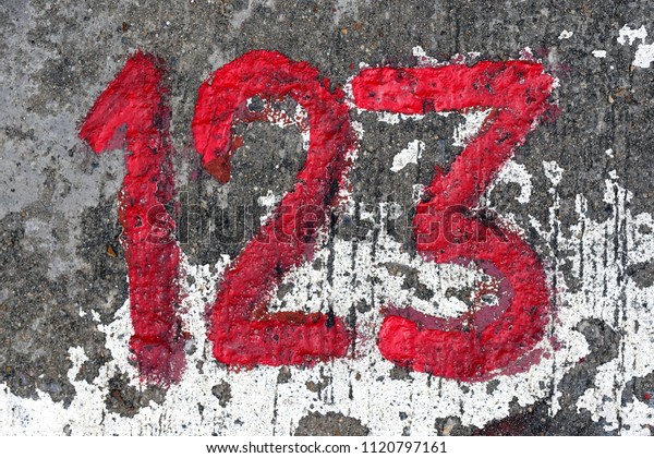123 Number Background Stock Photo (Edit Now) 1120797161