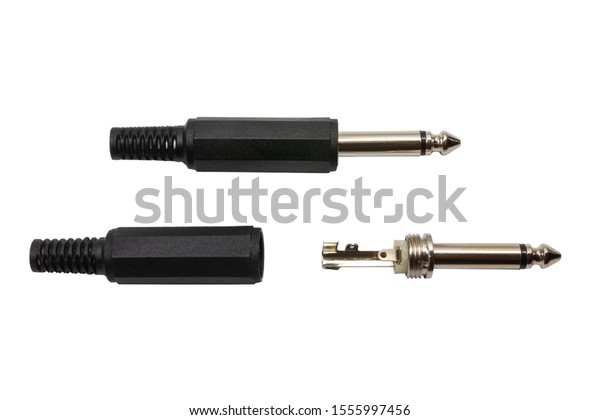 14 Mono Plug Exploded View Isolated Stok Fotoğrafı 1555997456 ...