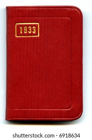 1933 Red Leather Mini Diary Stock Photo 6918634 | Shutterstock