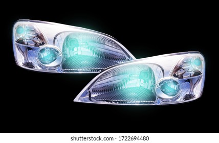 7,295 Two Car Headlights Images, Stock Photos & Vectors | Shutterstock