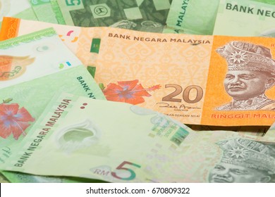 20 Ringgit Malaysia Notes Green Banknotes Stock Photo 670809322 ...