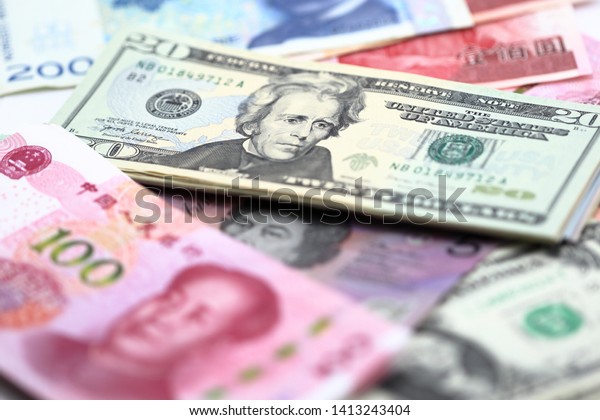 20 Us Dollar Bill Stack Under Stock Photo 1413243404 | Shutterstock