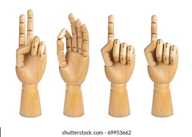 Collection Hands Holding Middle Finger Obscene Foto de stock 780116851 ...