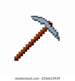 2d Pixel Art Pickaxe Transparent Background AI-generated image ...