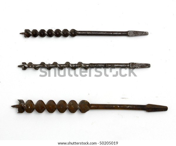 3 Antique Drill Bits Stock Photo (Edit Now) 50205019