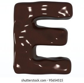 Chocolate letter e Images, Stock Photos & Vectors | Shutterstock