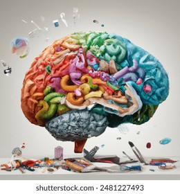 Brain Opening Full Pop Culture AI-generated image 2488282223 | Shutterstock