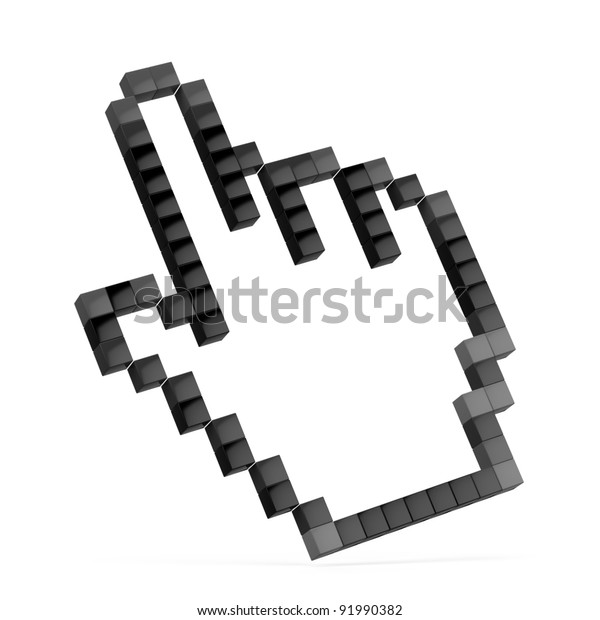 3d Hand Cursor Stock Photo 91990382 | Shutterstock