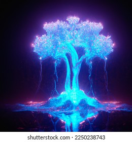 Create Image Mycelium Tree Network AI-generated image 2482739779 ...