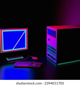 Neon 3d Image Operating Systems AI-generated image 2306210613 ...