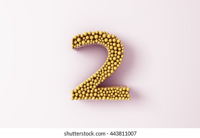 3d Number Two 3d Rendering Stock Photo 443811007 | Shutterstock