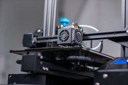 3D printing in process with plastic, a Technology Photo by Grey Coast Media