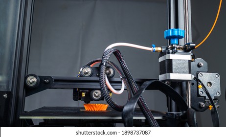 3d Plastic Printer During Work Factory Stock Photo 1898737087 ...