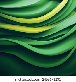 3d Render Abstract Green Gradient Background AI-generated image ...