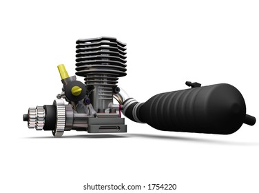3d Render Car Engine Stock Photo 1754220 | Shutterstock