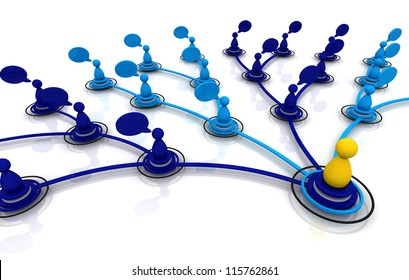 3d Render Human Network Stock Photo 115762861 | Shutterstock
