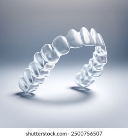 3d Render Invisalign Removable Invisible Retainer AI-generated image ...