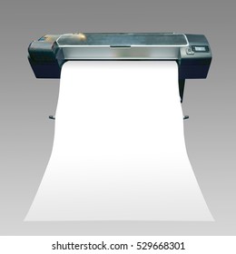 3d Render Large Format Inkjet Printer Stock Photo 529668301 | Shutterstock