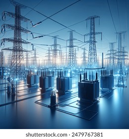 Transformer Power Grid AI-generated image 2521595657 | Shutterstock