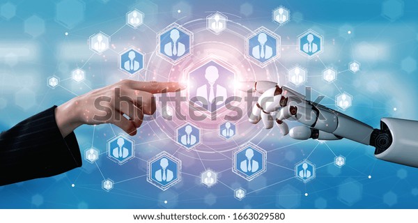 3d Rendering Artificial Intelligence Ai Research Stock Photo 1663029580 ...