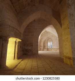 3d Rendering Castle Interior Stock Photo 1230825580 | Shutterstock
