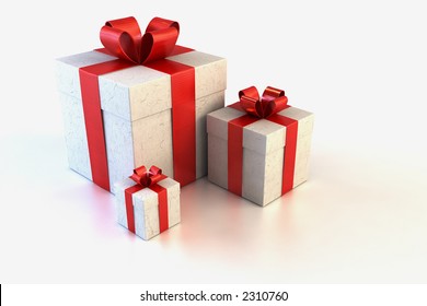 3d Rendering Gifts Boxes Stock Photo 2310760 | Shutterstock