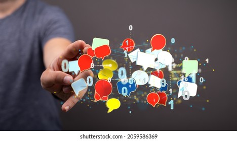 1,626 Text Messages Floating Stock Photos, Images & Photography ...