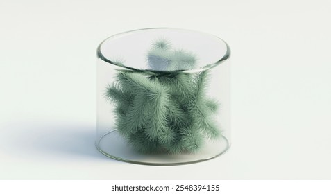 3d Rendering Matte Glass Tall Cylinder AI-generated image 2548395771 ...