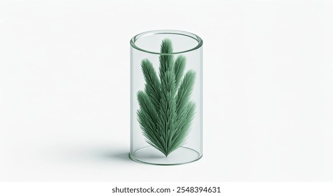 3d Rendering Matte Glass Tall Cylinder AI-generated image 2548395771 ...