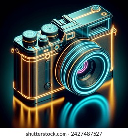 Cute Isometric 3d Image Video Camera AI-generated image 2439058023 ...