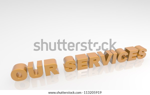3d Text White Background Reflection Stock Photo 113205919 | Shutterstock