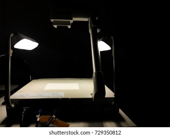 3d Visualizer Projector Dark Background Stock Photo 729350812 ...