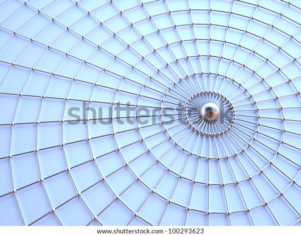 3d Wire Pattern Balls Wired Circle Stock Photo (Edit Now) 100293623