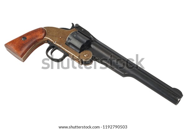 44 Smith Wesson Single Action Revolver Stock Photo (Edit Now) 1192790503