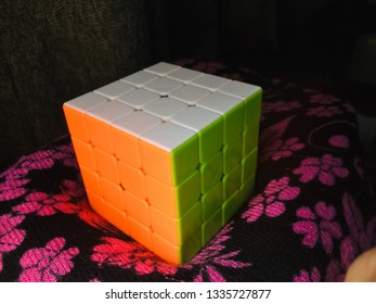 4x4 Cube Solved Stock Photo 1335727877 | Shutterstock