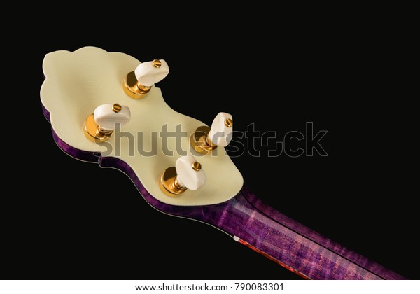 5string Banjos On Black Background Carved Stock Photo 790083301 ...