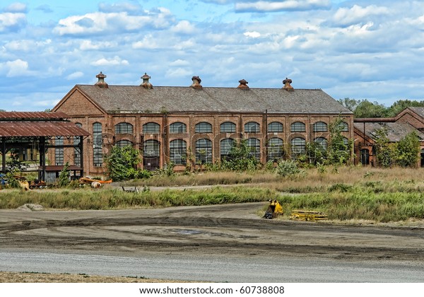 Abandoned Old Industrial Factory Brick Building Stock Photo (Edit Now ... Abandoned Old Industrial Factory Brick Building Stock Photo (Edit Now ...