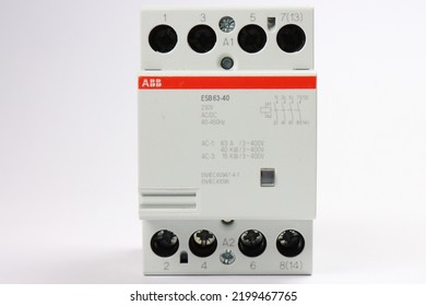 Abb Electromagnetic Contactor Load Control Electrical Stock Photo ...