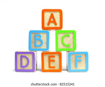 Abc Building Blocks Vector: เวกเตอร์สต็อก (ปลอดค่าลิขสิทธิ์) 105173168 ...