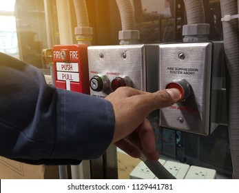 Abort Push Button Co2 Suppression System Stock Photo (Edit Now) 1129441781