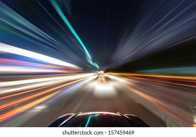 Car Driving On Motorway High Speeds Stock Photo 212144980 | Shutterstock
