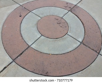 Abstract Background Circle Floor Texture Stock Photo 710777179 ...