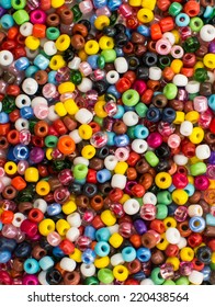 Abstract Background Close Multi Colored Beads Stock Photo 220438564 ...
