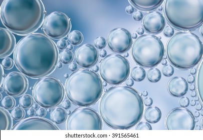 Abstract Background Texture Blue Bubbles Light Stock Photo 391565461 ...