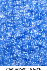 Abstract Blue Crayon Scribble On White Stock Photo 33819913 | Shutterstock