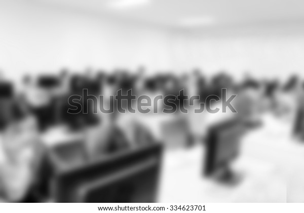Abstract Blurred Background Blur Computer Room Stock Photo (Edit Now ...