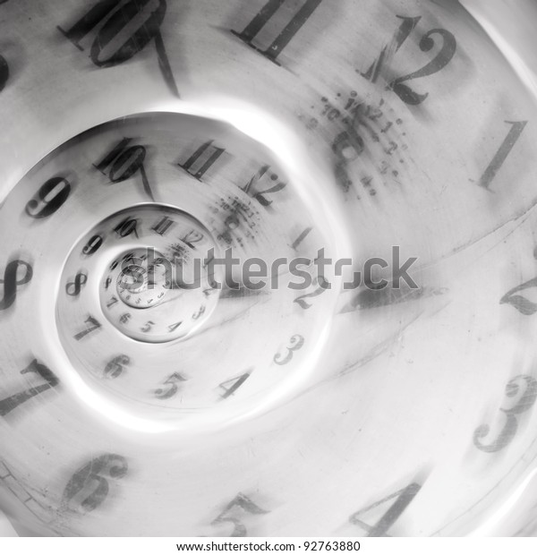 reloj abstracto al infinito que muestra Foto de stock 92763880 ...