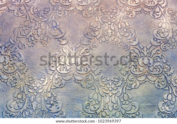 Abstract Drawing Embossing Paint Texturing Vintage Stock Photo ...