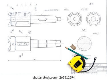 Abstract Engineering Drawing Stock Photo 265312394 | Shutterstock