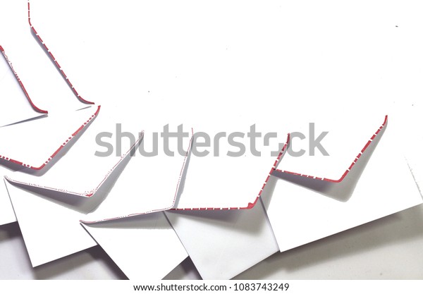 Abstract Envelope White Background Stock Photo 1083743249 | Shutterstock